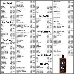 VXDAS TPMS Relearn Tool for GM Tire Pressure Monitor System Sensor TPMS Reset Tool GL50448 Programming Training Activation Tool for GM Chevy Vehicles Upgrade OEC-T5 EL50448