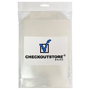 50 CheckOutStore® Clear Storage Pockets (6 3/4 x 9 1/2)