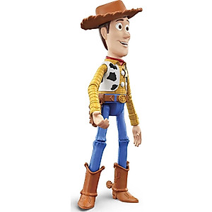 Mattel Pixar Toy Story Toys, Woody Interactables Talking Action Figure, Interactive Collectible Toy, For Kids