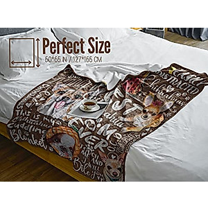 InnoBeta Chihuahua Gifts for Women, Flannel Throw Blanket for Chiwawa Chiuauaha Lovers (50"x 65") - Best Chihuahua Mom