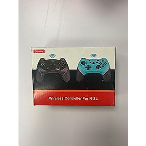 Diswoe Controller for Switch, Wireless Pro Controller for Switch/Switch Lite/Switch OLED, Remote Gamepad with Joystick, Adjustable Turbo Vibration, Ergonomic Non-Slip - Blue