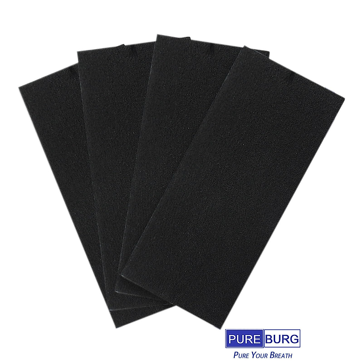 PUREBURG 990051000 Replacement True HEPA Filter Set Compatible with Hamilton Beach TrueAir 04383 04384 04385 04386 Compact Pet Air Purifier,H13 Activated Carbon,2-Pack