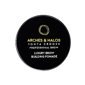 Arches & Halos Luxury Brow Building Pomade in Dark Brown, 0.1 Ounce