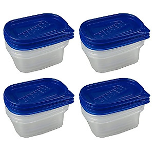 12 Pc Small Food Storage Container Meal Prep Freezer Microwave Reusable 9.5oz