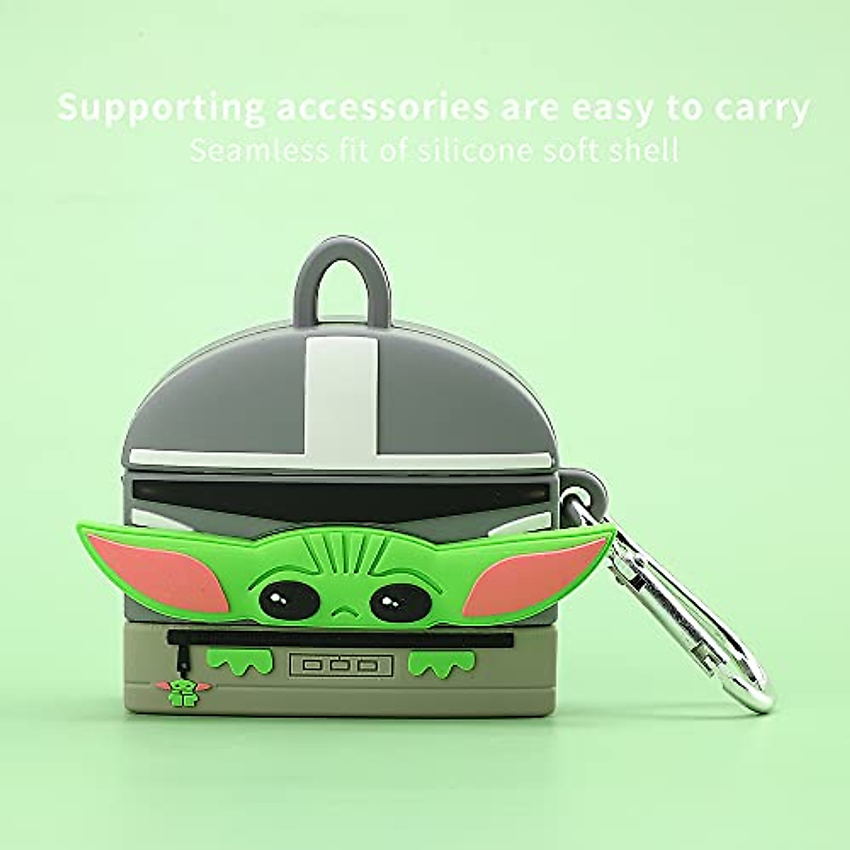 hnspice Compatible with Airpods Pro Case Cover, 3D Cute Cartoon Funny Fun Backpack Design,Stylish Chic Character Skin Keychain Kits, Stylish Girl Child Teen boy Airpods case (Backpack Pro)