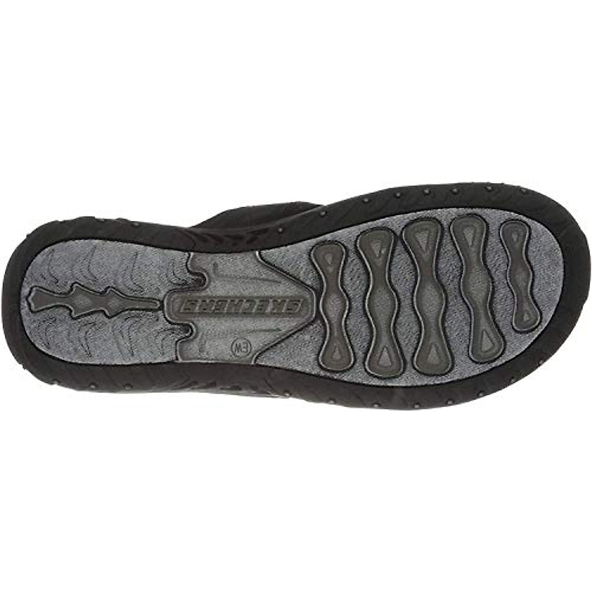 Skechers Women's Reggae Sun Fest Sandal, Black, 11 M US