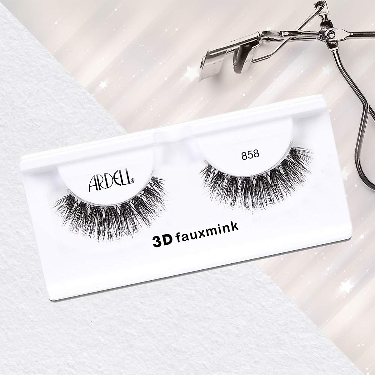 Ardell False Eyelashes 3D Faux Mink 858, 4 pairs