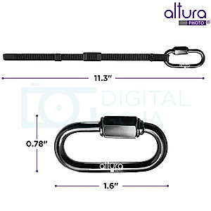 Altura Photo Camera Tether Safety Strap for DSLR Cameras (2 Pack)