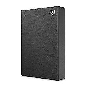 Seagate One Touch, 5TB, Portable External Hard Drive, PC Notebook & Mac USB 3.0, Black, 1 Year Mylio Create, 4 mo Adobe CC Photography, 2 Year Rescue Services, Amazon Excl. (STKB5000410)