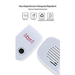 WTHSY Ultrasonic pest Repeller 6 Pack, Ultrasonic Mosquito Repellent, Repels Mosquitoes,mice,Flies,Cockroaches, 6pack, Plug and Play,Multifunctional pest Repeller