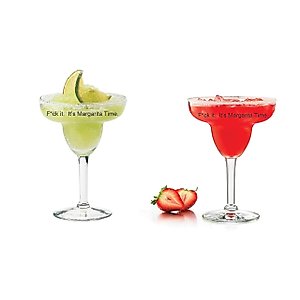 Personalized Margarita Glass Set of 2, 12 oz
