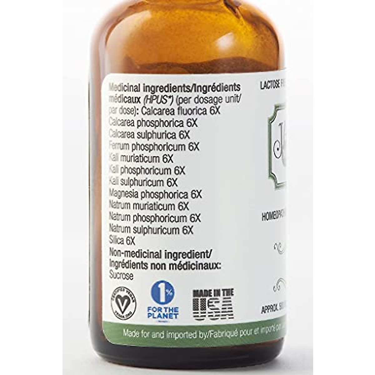 Jackson's 12 in 1 Cell Salt - The First Certified Vegan, Lactose-Free All 12 Schuessler Cell (Tissue) Salt Combination - Made in The USA (500 pellets)