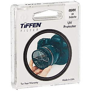 Tiffen 49UVP 49mm UV Protection Camera Lens Filter , Black