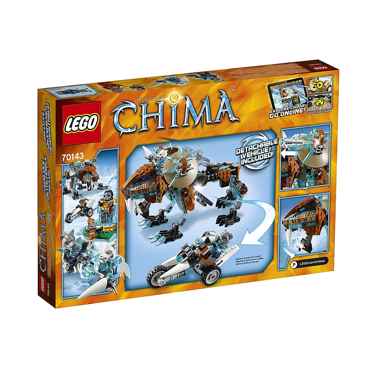 LEGO Chima 70143 Sir Fangar's Saber-Tooth Walker Building Toy
