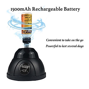 Generic Wireless Mini Vortex Mixer, 5200RPM Tattoo Ink Mixer, Paint Pigment Nail Polish Lacquer Shaker with Auto Touch Switch & Anti-Slip Base, Mixing in 5sec, Black