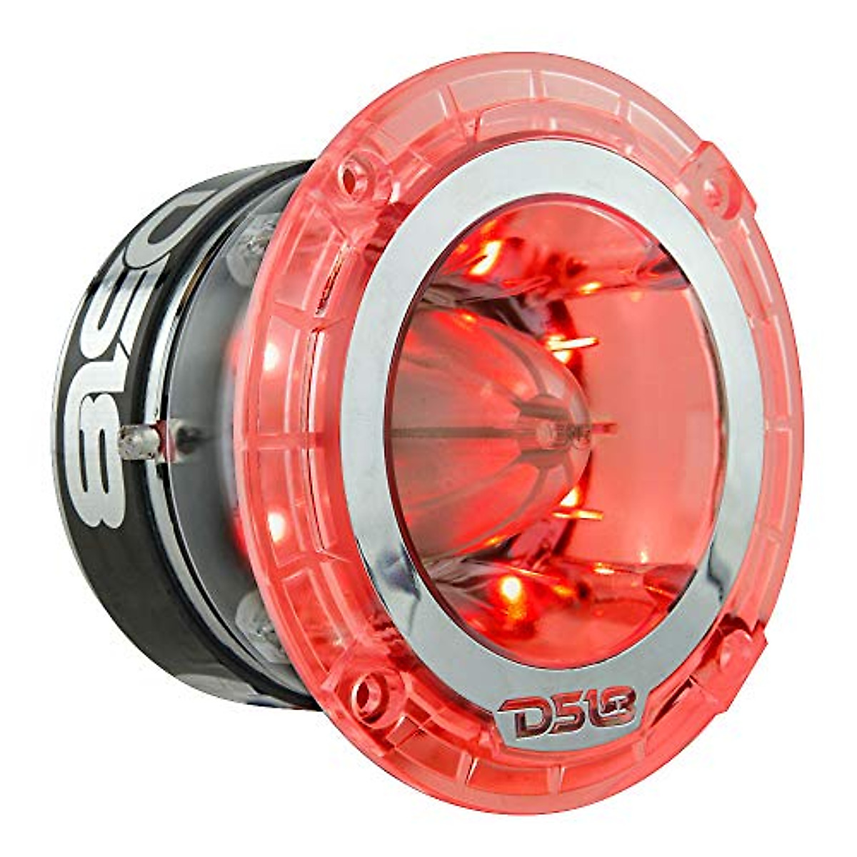 DS18 PRO-TW4L RGB Super Tweeter - 1.75", Polycarbonate Frame and Titanium Diaphragm, 560W Max, 280W RMS, 4 Ohms, Built in Crossover - PRO Tweeters are The Best in The Pro Audio Market (1 Speaker)