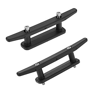 GEUNTECH 4 Pack of Kayak Boat 6.5" Anchor Cleats kit for Marine Kayak Boat Canoe Mooring Deck Mount with Screws