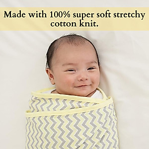 Miracle Blanket Swaddle Wrap - Boy, Girl, or Neutral Receiving Baby Blanket - Soft, Wearable Sleep Sack Essential for Newborns and Infants (Solid Heather Gray)
