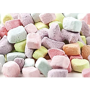Dehydrated Mini Assorted Rainbow Marshmallows - 1 lb of Delicious Fresh Bulk Marshmallows