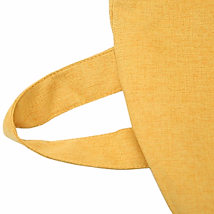 Large Bean Bag Chair Sofa Cover (No Filler) Comfortable Outdoor Lazy Seat Bag Couch Cover without Filler for Adults Kids Soft Tatami Chairs Covers for Home Garden Living Room (yellow, 3.3 x 3.9 ft)