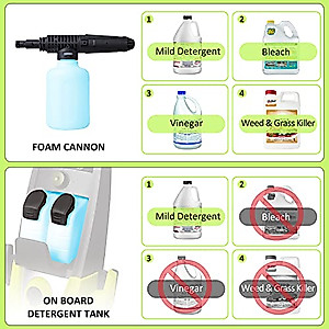 PowRyte Electric Pressure Washer with Hose Reel, Brass Foam Cannon, 4 Different Pressure Tips, Power Washer, 4200 PSI 2.6 GPM