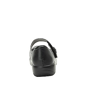 Alegria Kourtney Mary Jane Women's Comfort Shoes Upgrade Black Vegan Leather 8-8.5 M US