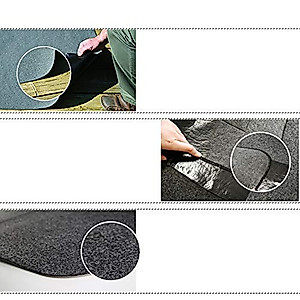 Fasmov 36 x 48 inches Under The Grill Protective Deck and Patio Mat, Under Grill Floor Mats to Protect Deck, BBQ Mat for Under BBQ, Absorbent Oil Pad Protector for Deck & Patio