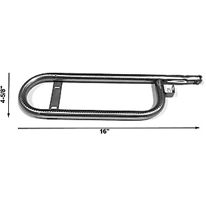 Repair Kit For Home Depot DGP350SNP-D, DGP350NP-D, Dyna-Glo DGP700SSB, DGP350NP, DGP700SSB-D, DGP350SNP & Lowes 221380 Gas Models Includes 2 Curved Pipe Burners (Left & Right) & 2 Heat Plates