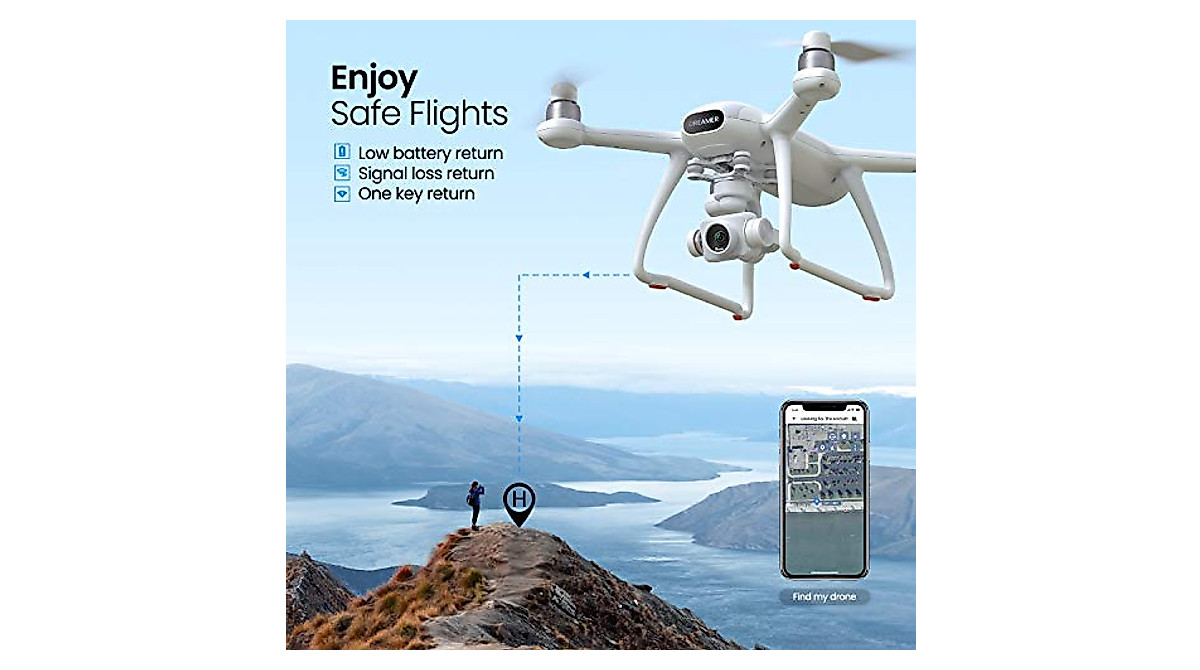 Potensic Dreamer Pro 4K Drone with 2KM FPV Range & Gimbal