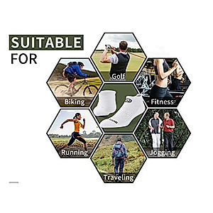 Wonder Young Mens Ankle Athletic Socks Cotton Mesh Cushioned Running Low Cut Tab Socks 6 Pairs