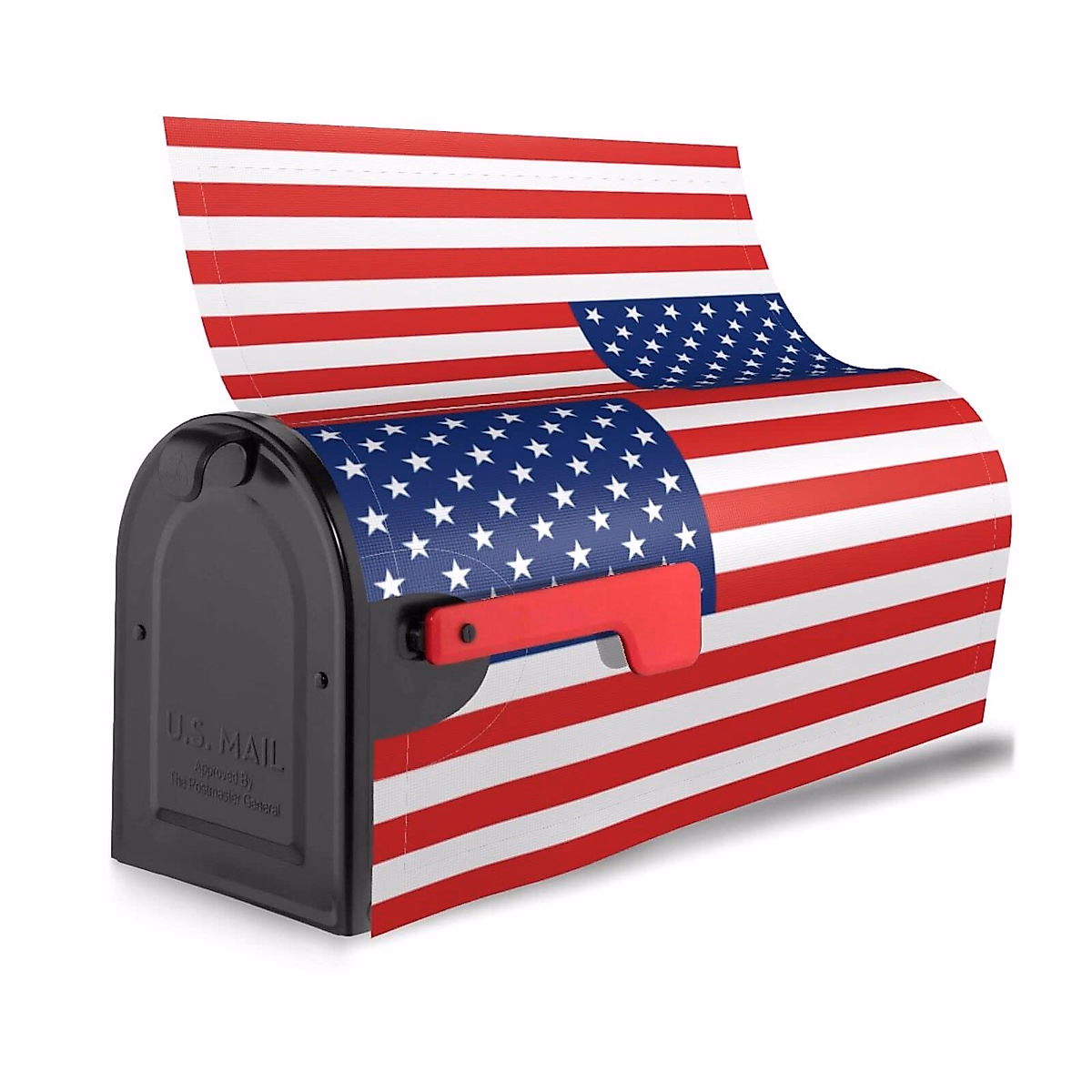Perinsto American Flag Mailbox Covers Magnetic Waterproof Patriotic Mail Cover Letter Post Box Wraps for Home Garden Yard Decor, 21x18 in