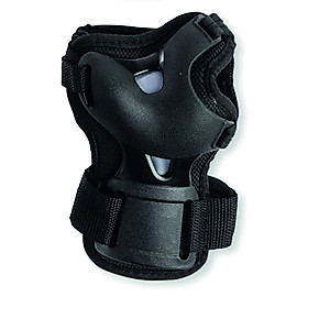 Rollerblade Unisex – Adult Skate Gear Wristguard Protective, Black, S