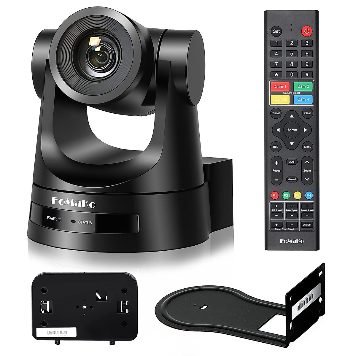 FoMaKo PTZ Camera 30X Optical Zoom HDMI PTZ Bundle with PTZ Controller PoE Keyboard,Contains 2 Items(FMK30SDI+KC608)