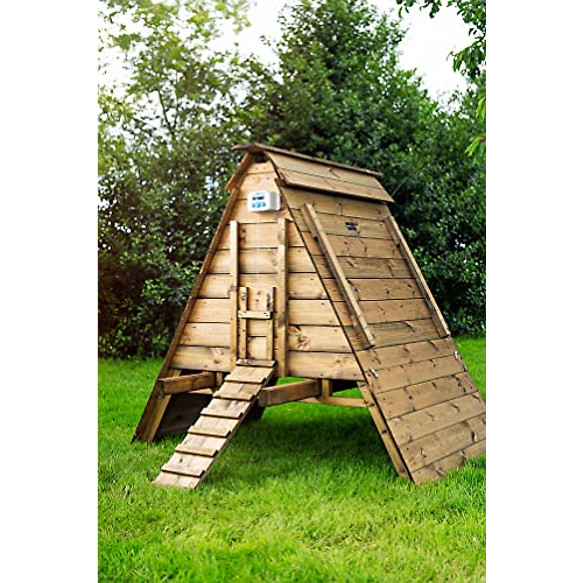 ChickenGuard Automatic Chicken Coop Door Openers, 3 Models, Timer/Light Sensor, Lift up to 4kg Pop Hole Door, Batteries (Premium)