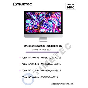 Timetec 32GB KIT(4x8GB) Compatible for Apple DDR4 2666MHz for Mid 2020 iMac (20,1/20,2) / Mid 2019 iMac (19,1) 27-inch w/Retina 5K Display PC4-21333 / PC4-21300 CL19 SODIMM Memory MAC RAM Upgrade