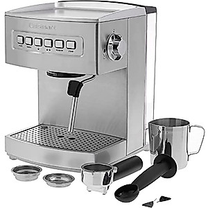Cuisinart EM-200NP1 Programmable 15-Bar Espresso Maker, Stainless Steel