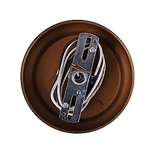 CANARM IPL375A01RA Somerset Full Track Light, Rubbed Antique