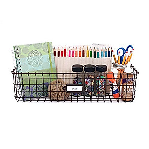 Spectrum Diversified Vintage Wall Mount Basket, Bronze, 2 Ounce