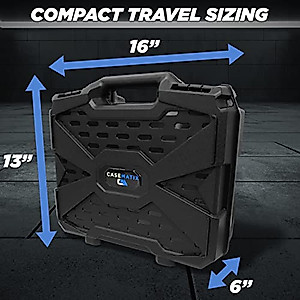 CASEMATIX Hard Case Compatible with Meta Quest 3, Quest 2 and Oculus Quest VR Gaming Headset & Accessories - Hard Case with Customizable Foam fits Elite Strap and Other Accessories