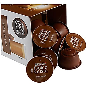 Nescafé Dolce Gusto Café au lait, Pack of 6, 6 x 16 Capsules