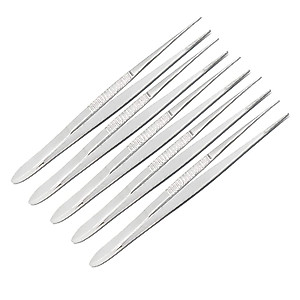 Laja Imports Set Of 5 Disecting Disection Science Lab Tweezers Forceps 'Splinter (Fine Point 3.5") for Educational Use