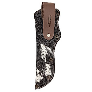 Western Leather Works, Mora Knife Sheath w/Belt Loop Handmade from Full Grain Leather - Furry