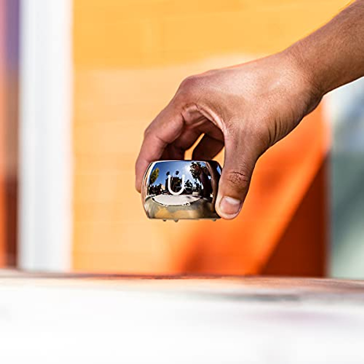 Fashionit U Boost Speaker | Stylish Portable Wireless Bluetooth 5.0 with Built-in Subwoofer and Mic | Perfect Mini Speaker for Home, Parties, Activities! Small Device, Rich Sound | Hematite