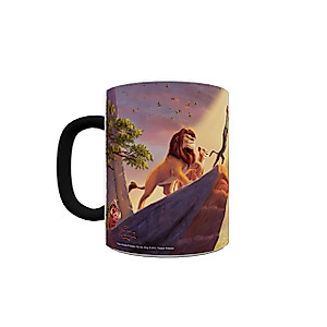 Morphing Mugs Disney - The Lion King - Presentation of Cub - Thomas Kinkade - One 11 oz Color Changing Heat Sensitive Ceramic Mug – Image Revealed When HOT Liquid Is Added!