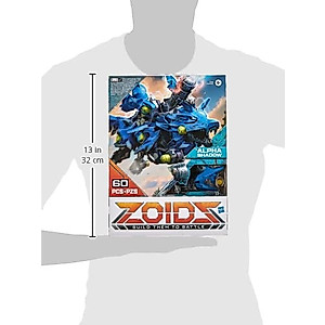 ZOIDS Hasbro Giga Battlers Alpha Shadow - Wolf-Type Buildable Beast Figure with Motorized Motion - Toys for Kids Ages 8 and Up, 60 Pieces (E5546)