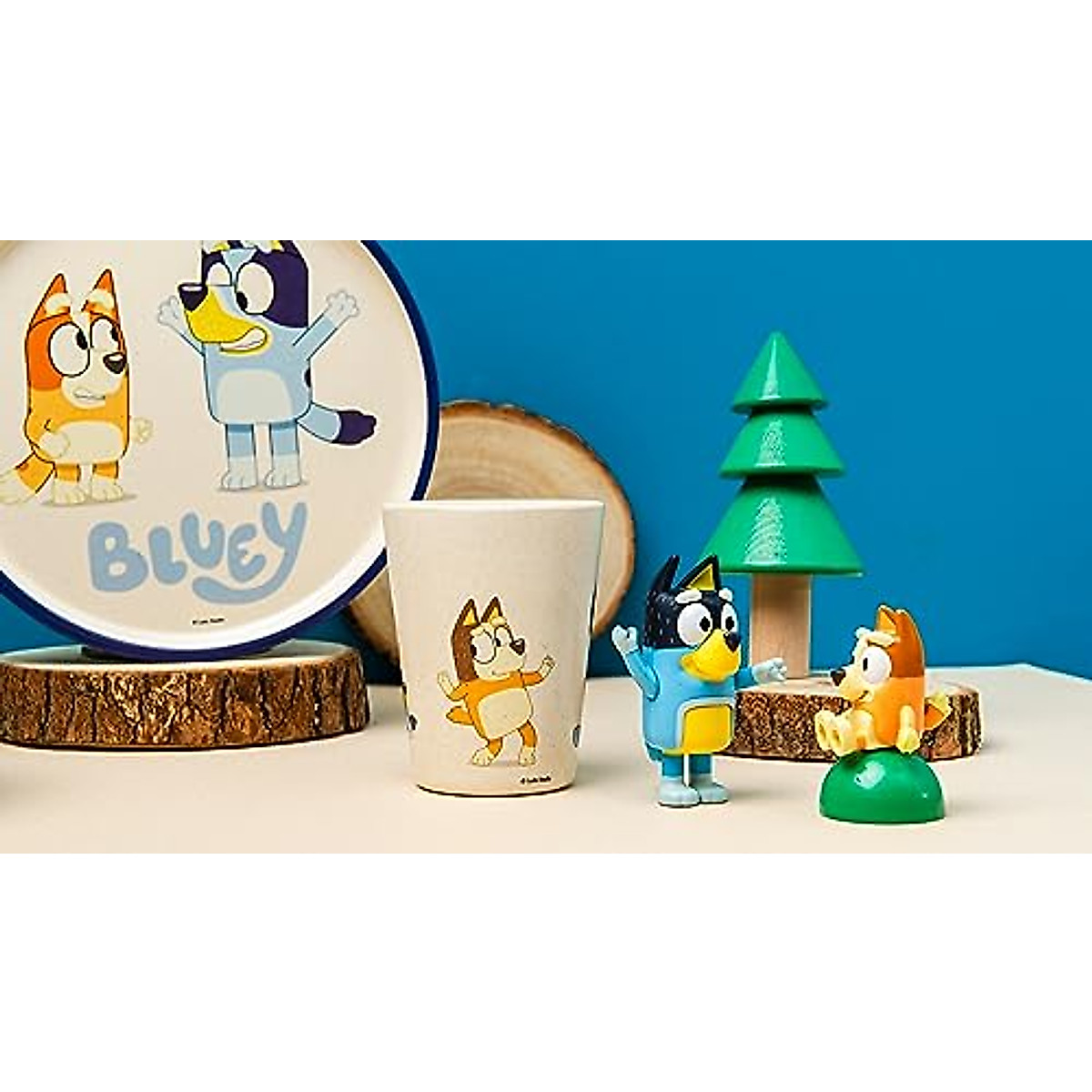 Zak Designs Bluey Kids Dinnerware Set 3 Pieces, Durable and Sustainable ...
