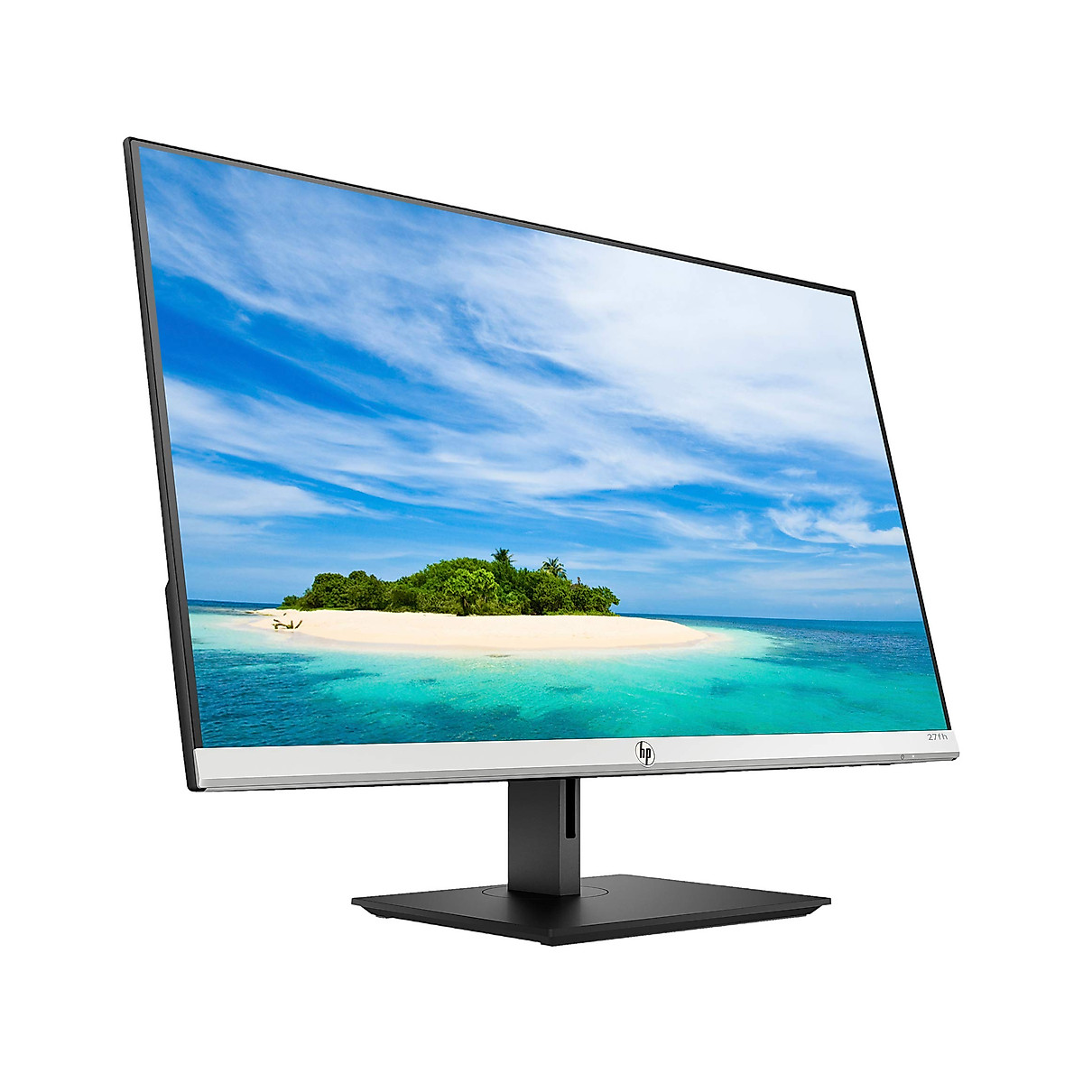 HP 27-Inch FHD Monitor with 1080P Display (Black 5JB79AA), 27fh
