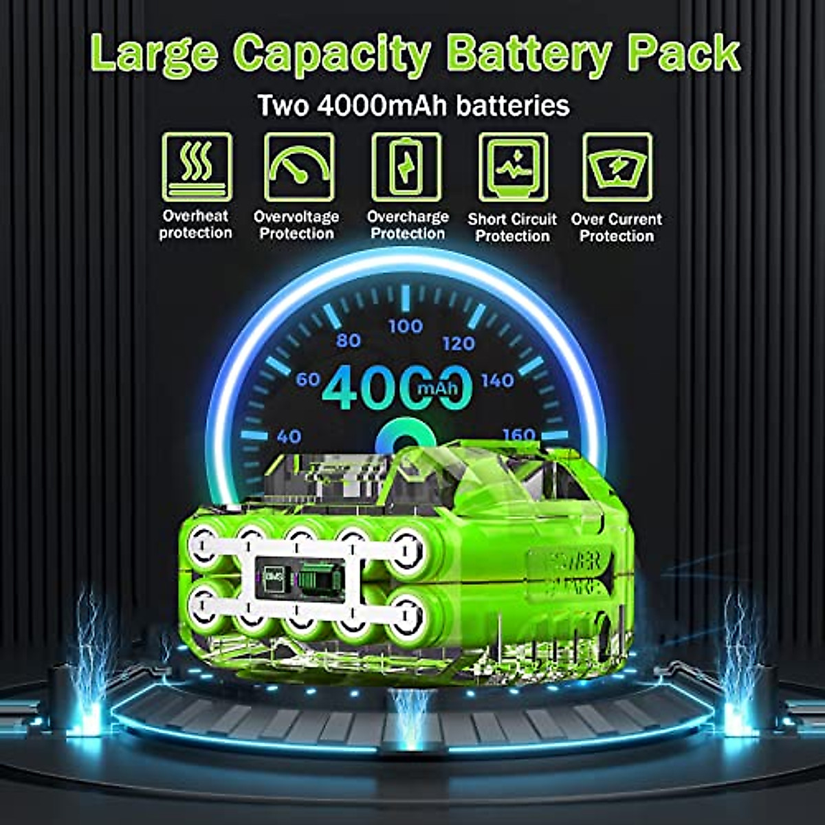 Cordless Electric Weed Wacker 36V Grass Trimmer,Weed Eater Cordless String Trimmer Battery-Powered,Electric Brush Cutter with 2 Battery and Charger