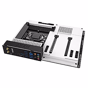 NZXT N7 Z590 - N7-Z59XT-W1 - Intel Z590 chipset (Supports 11th Gen CPUs) - ATX Gaming Motherboard - Integrated I/O Shield - WiFi 6E connectivity - Bluetooth V5.2 - White