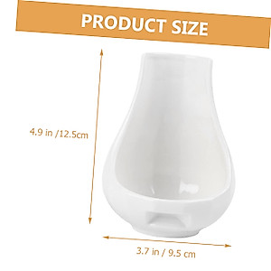 Ceramic Chopstick Holders,Fork Holder, Ceramic Spoon Holder Bulk Coffee Cooking Spoon Holder Blue Utensil Holder Copper Spoon Rest Ceramic Spoon Holders Home Spoon Rest Chopstick Holder Ceramics White